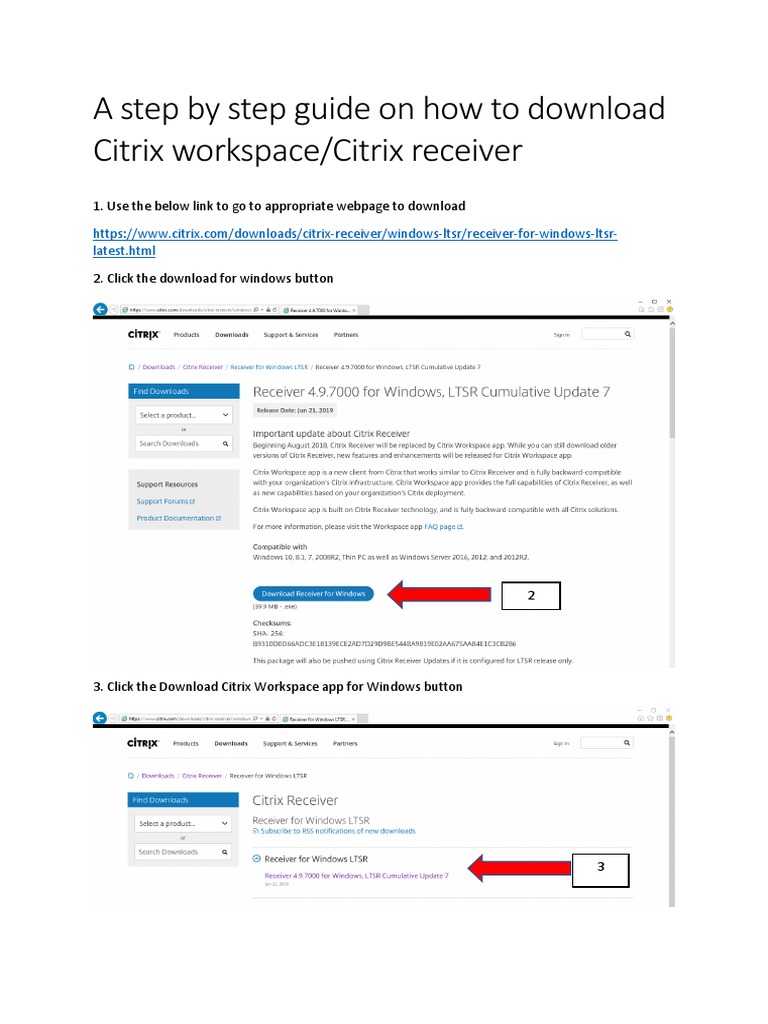 Citrix - A Step by Step Guide On How To Download Citrix Receiver - New ...