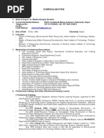 World Bank CV Template | PDF | Project Management