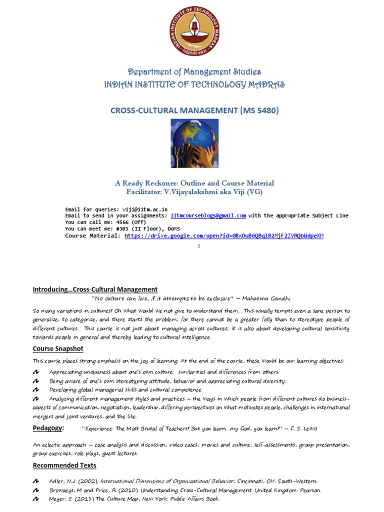 CCM MBA Course Outline 2020 | PDF | Leadership | Negotiation