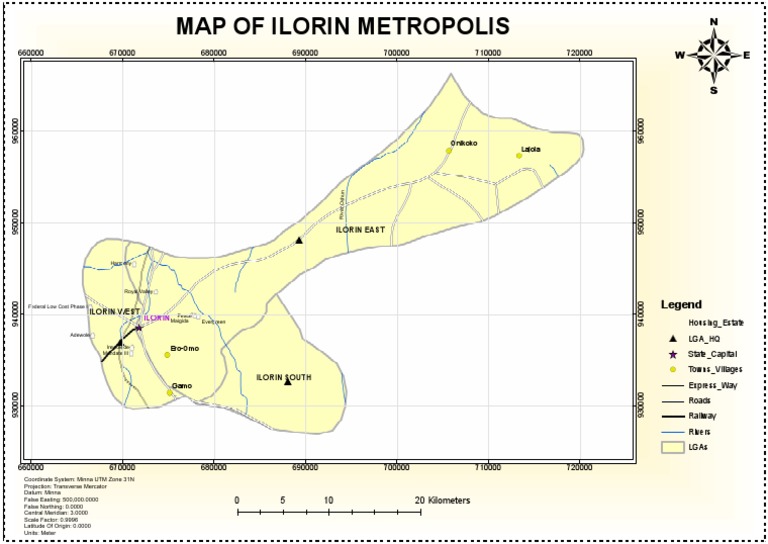 Ilorin Metropolis | PDF | Scientific Modeling | Space