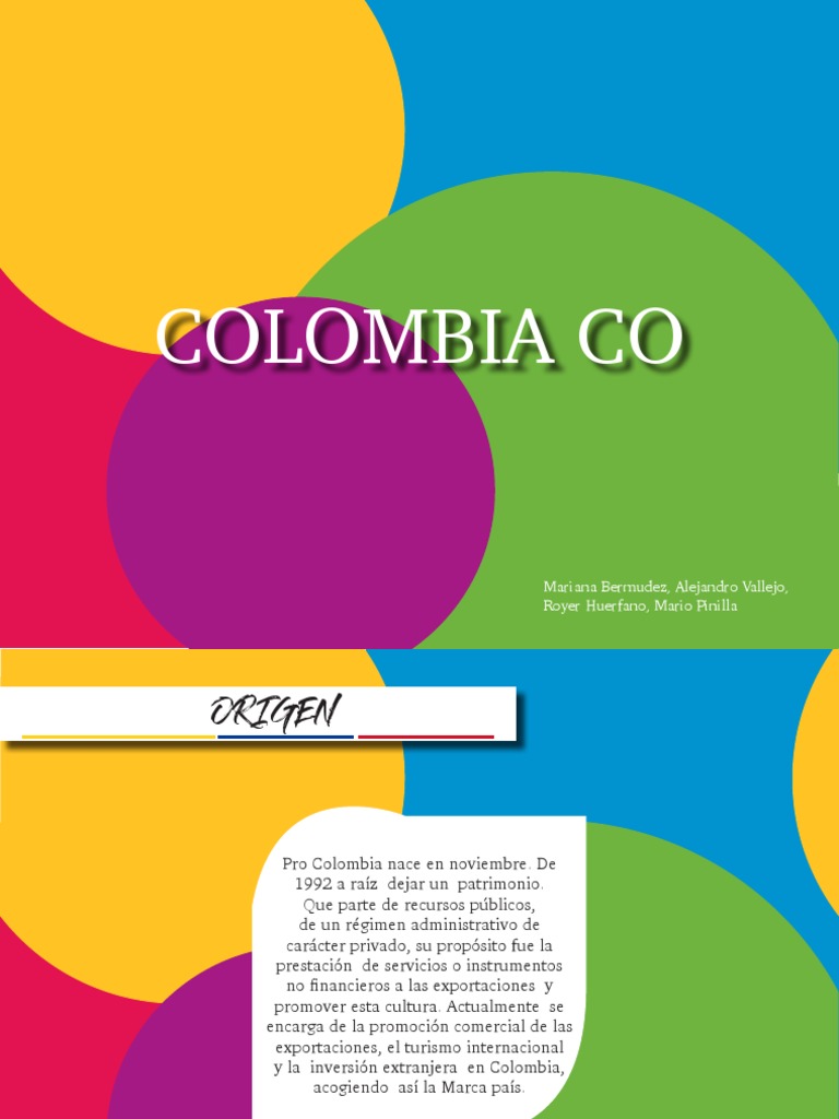 Marca País Colombia: Estrategia y Logo | PDF