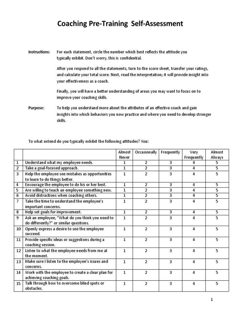 Coaching Course 1 Handouts - 508 | PDF | Mentorship | Employee Retention