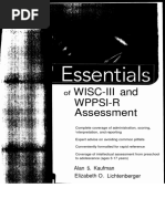 WISC 4 MANUAL | PDF