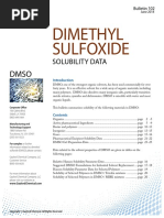 DMSO Health and Safety Information | PDF | Dimethyl Sulfoxide | Toxicity