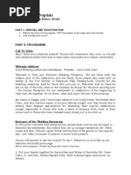 Emcee Script Revised 1 | PDF | Wedding | Social Conventions