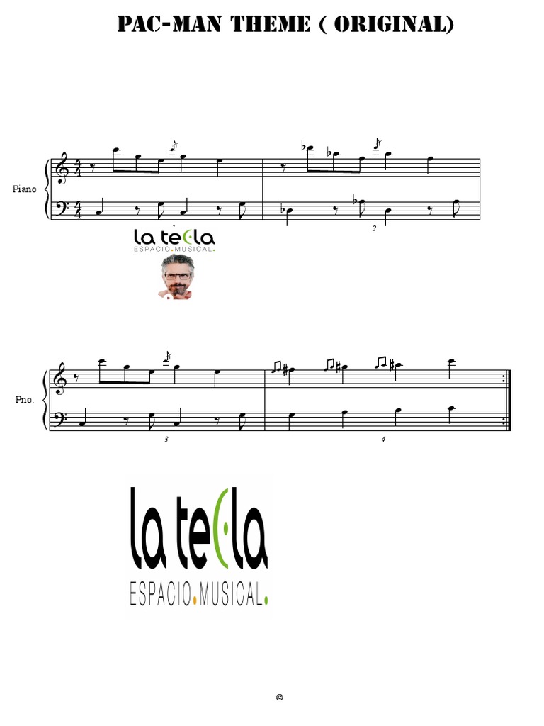 Pacman La Tecla Espacio Musical | PDF