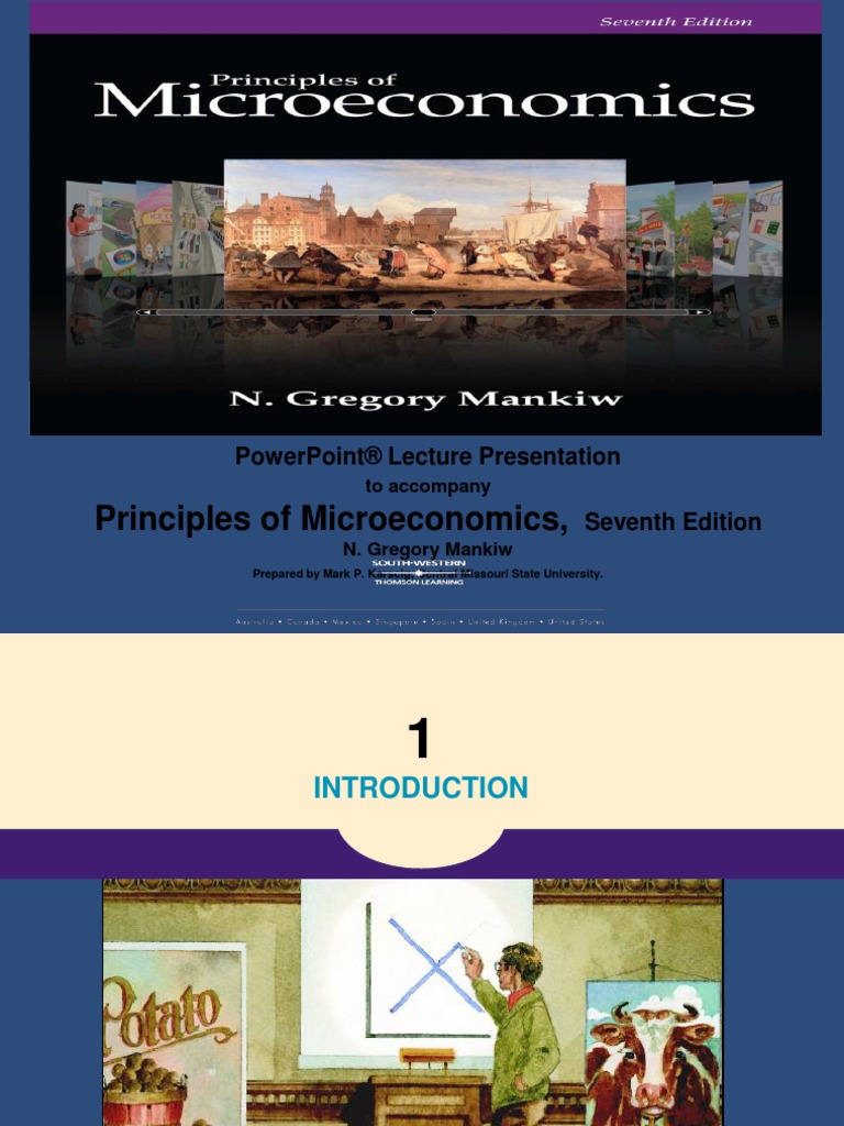 Principles of Microeconomics,: Powerpoint® Lecture Presentation Seventh ...