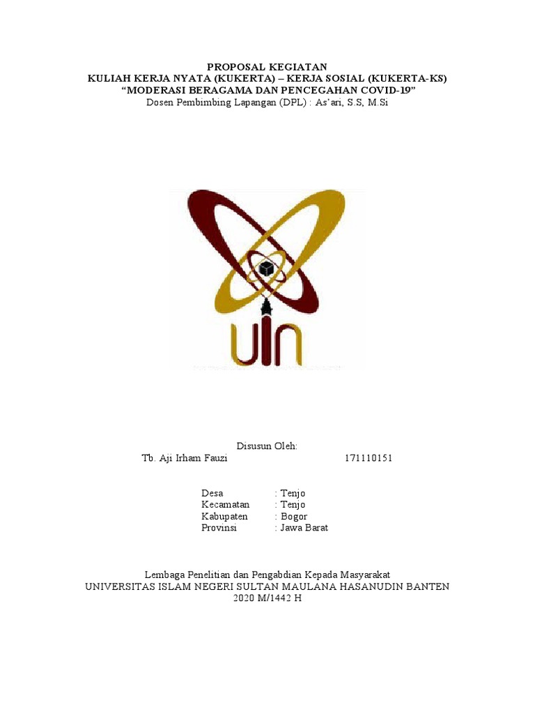 Proposal Program Kerja KKN Daring | PDF