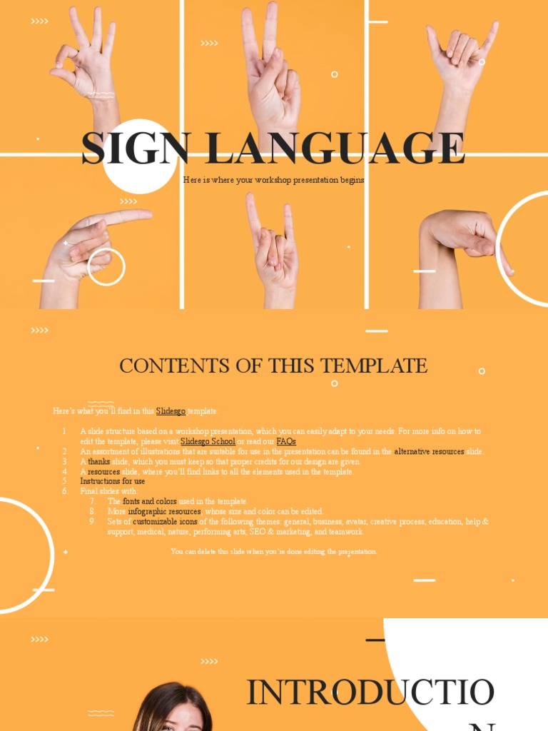 Sign Language Workshop | PDF | Planets | Solar System