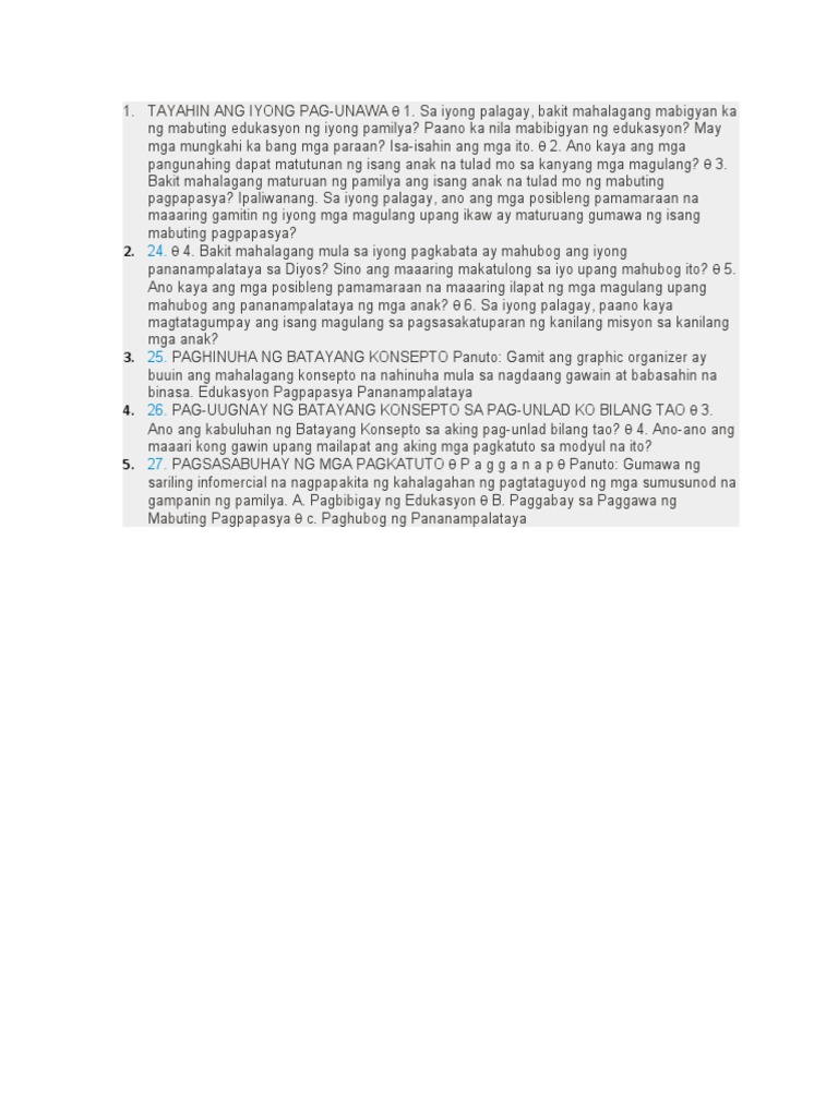 Esp Activities | PDF