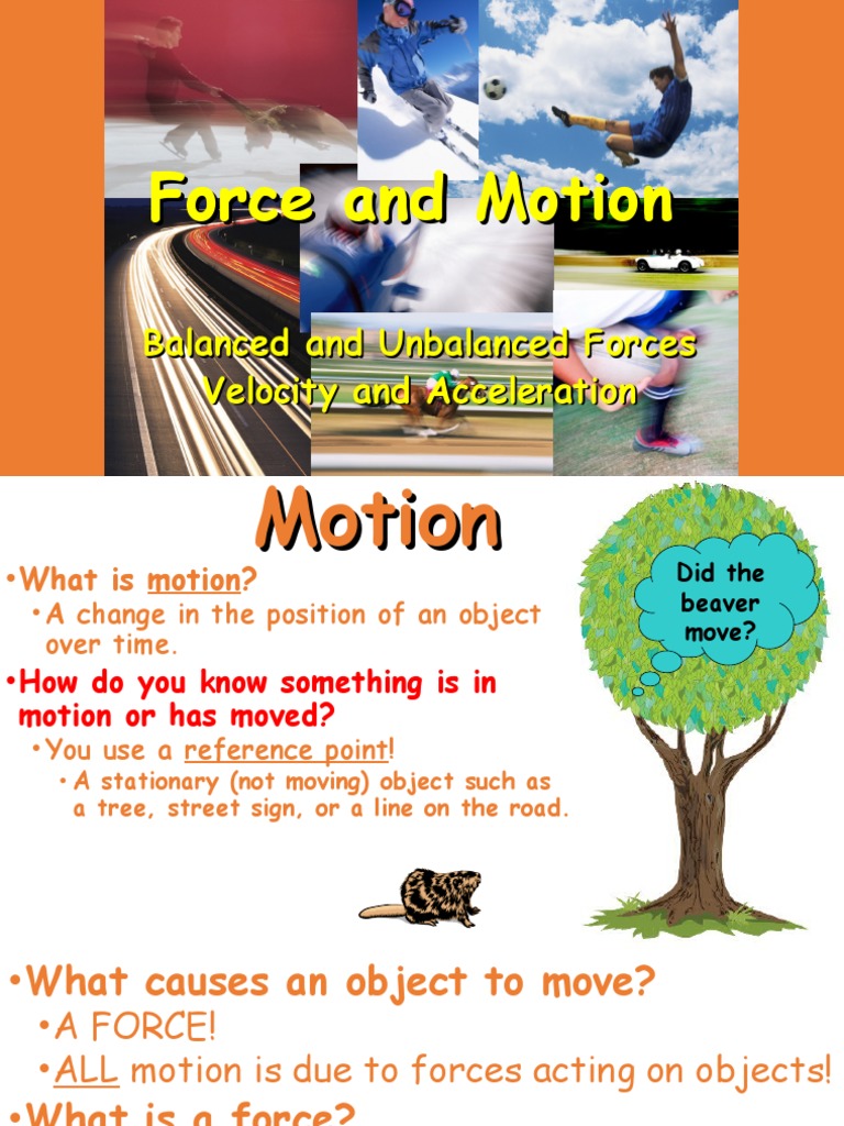 Force and Motion - Remind | PDF | Acceleration | Force