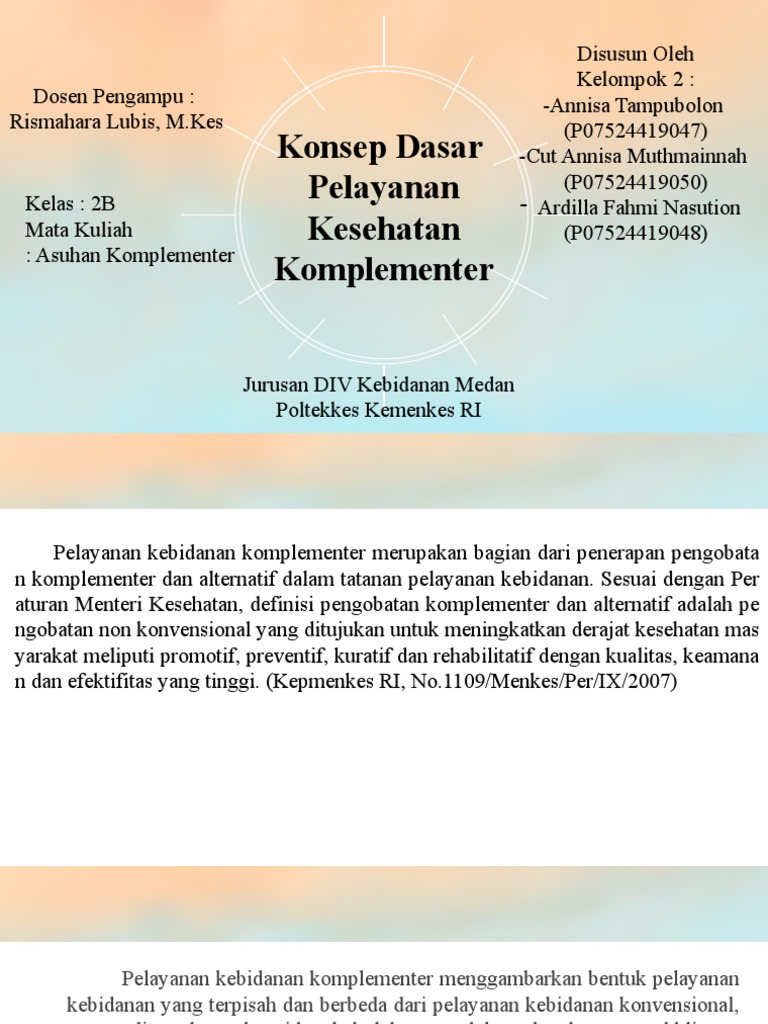 Kel 2 Asuhan Komplementer | PDF | Pengembangan Diri