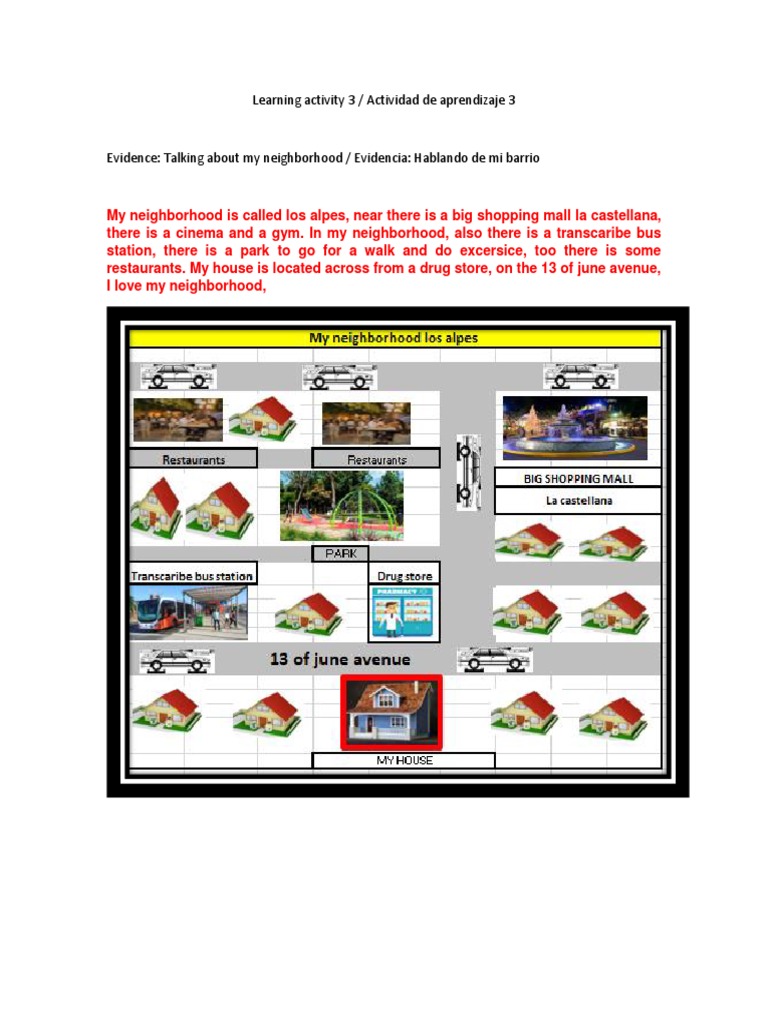 Evidence Talking About My Neighborhood | PDF