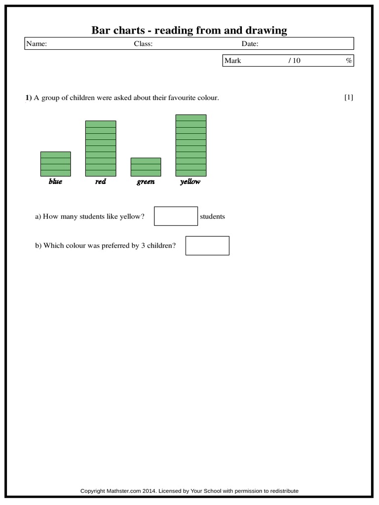 Bar Charts - Reading From and Drawing11 | Download Free PDF | Business