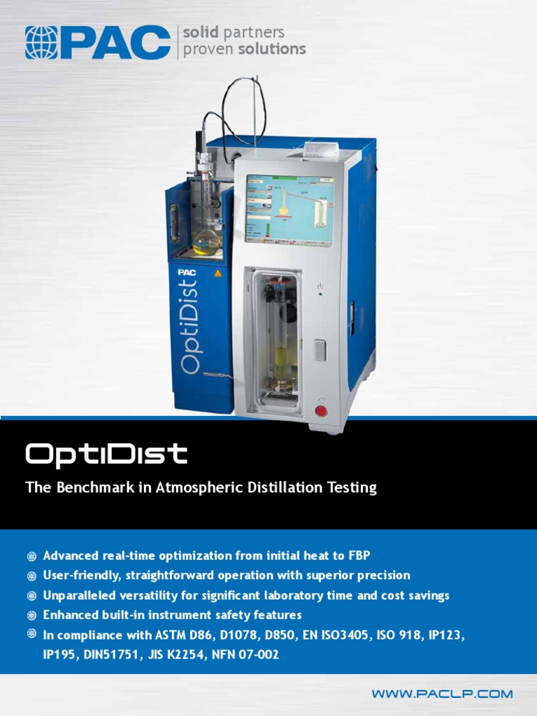 Optidist Brochure Rev4 Us | PDF | Distillation | Calibration