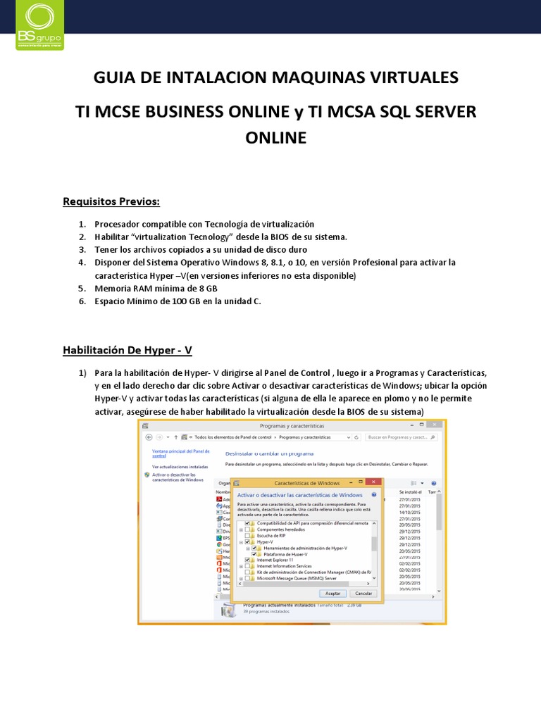 Guia de Instalacion - Maquinas Virtuales | PDF | Virtualización ...