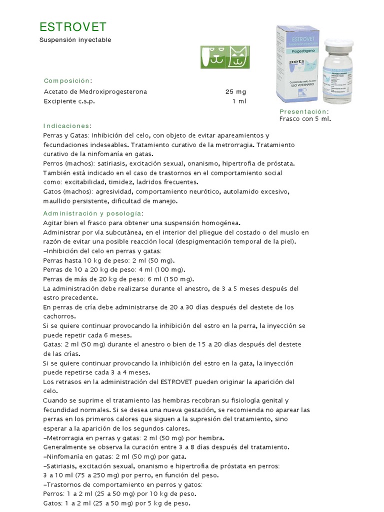 ESTROVET | PDF | Gatos | Perros