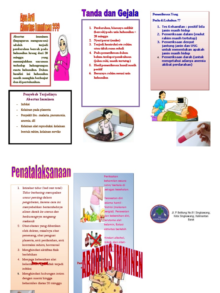 Leaflet Abortus Imminen | PDF