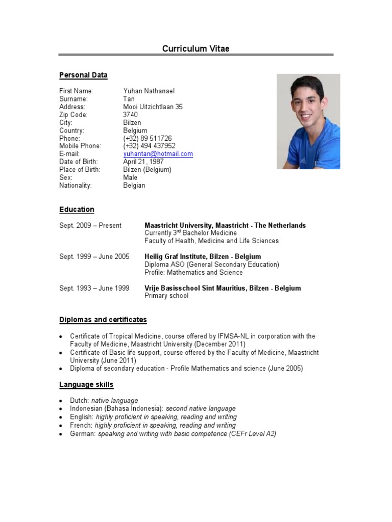 Curriculum Vitae: Personal Data | PDF | Behavior Modification | Learning