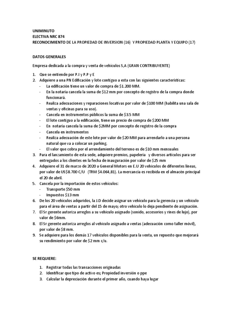 Ejercicios P.I y PPE 2 | PDF