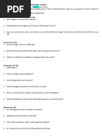Wonder Comprehension Questions Guide | PDF | Self-Improvement