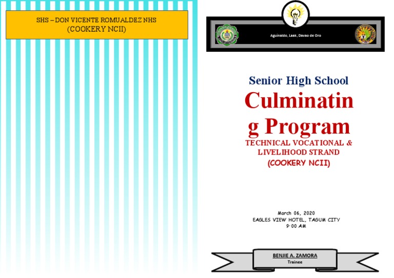 Culminatin G Program: Senior High School | PDF