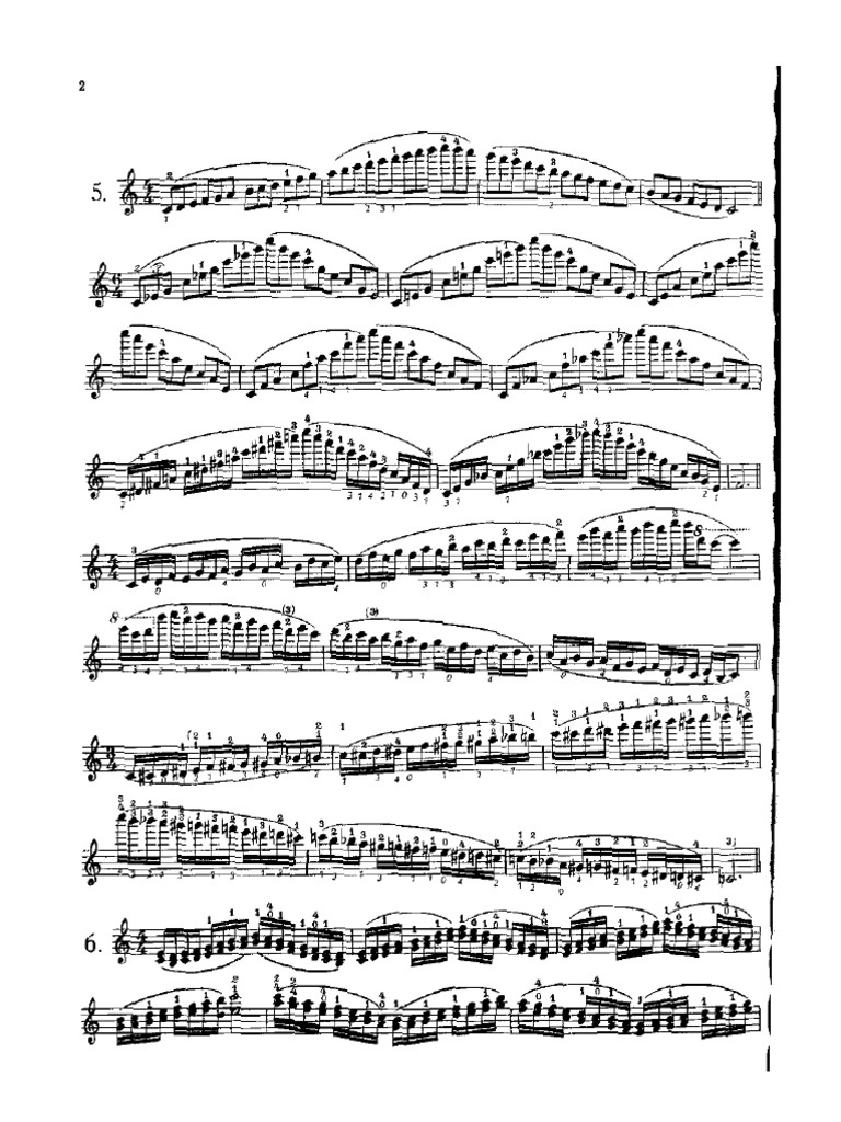 Carl Flesch Scale System For Violin | PDF