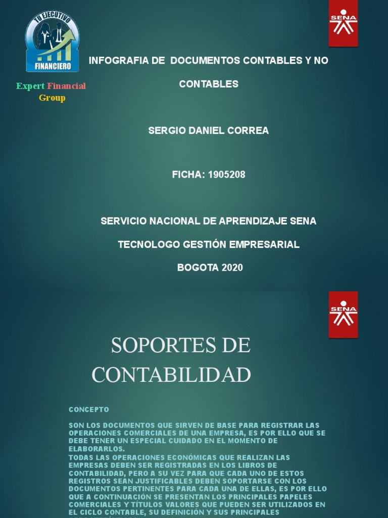 Infografia Documentos de Contabilidad | PDF | Pagaré | Contabilidad