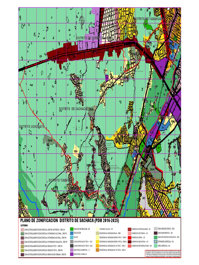 Zonificacion Sachaca | PDF