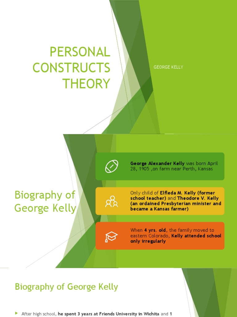 George Kelly's Personal Constructs Theory | PDF | Psychotherapy | Anxiety