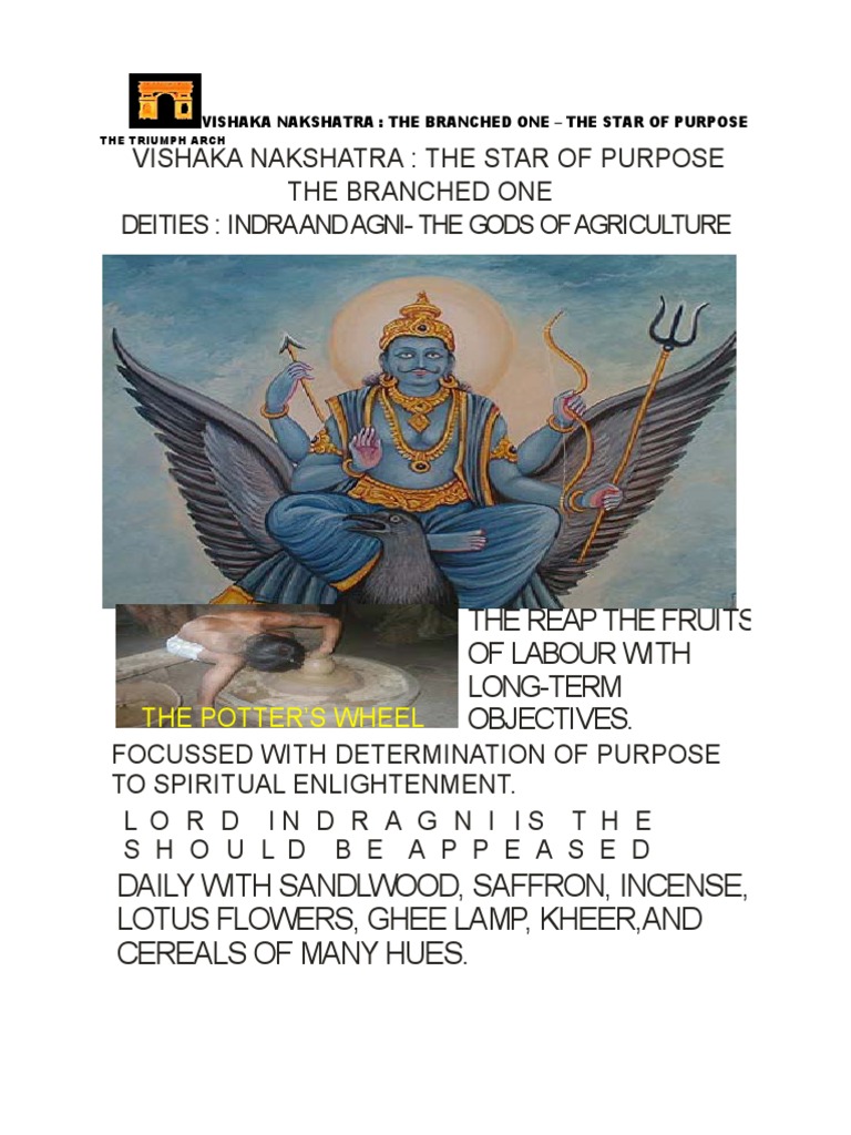 Vishaka Nakshatra PDF | PDF | Religion And Belief