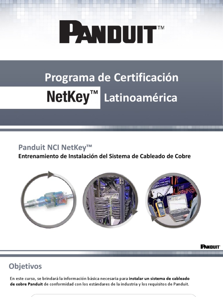 Cableado Estructurado Panduit - Cobre PDF | PDF | Red de computadoras ...