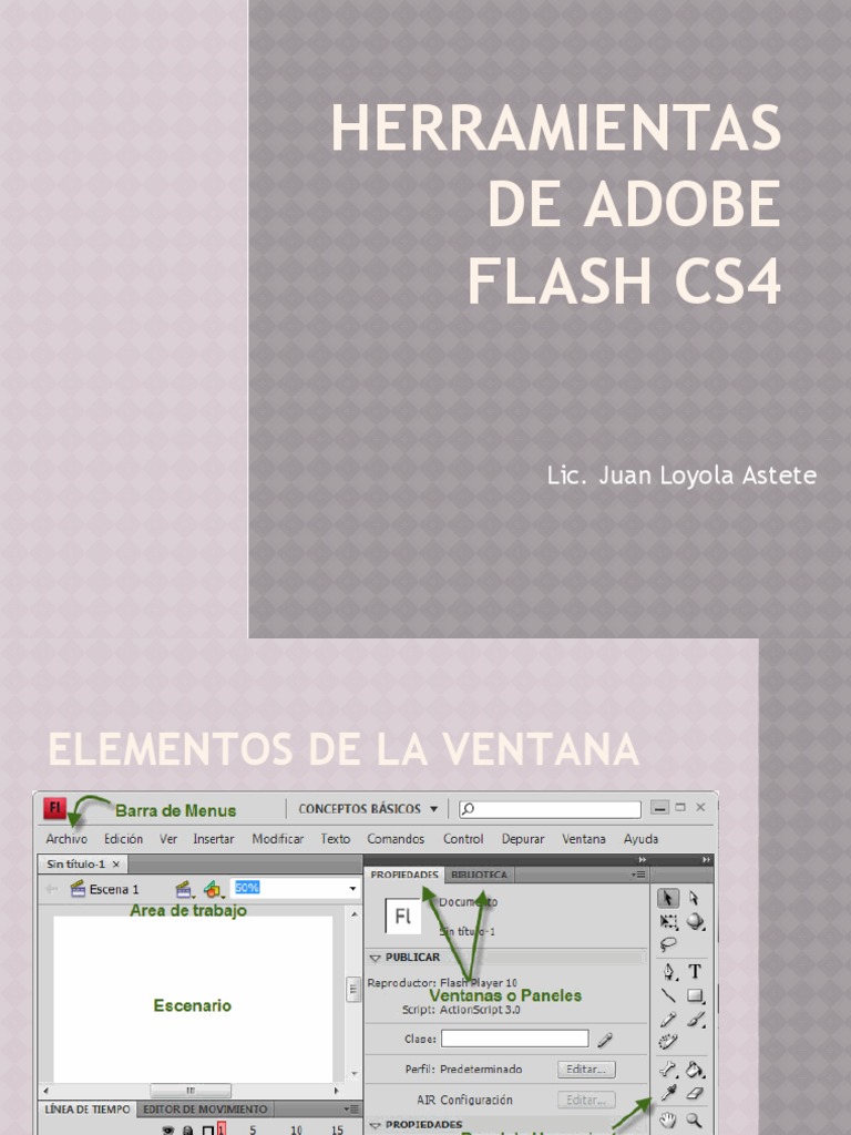 02herramientas de Adobe Flash CS5 | PDF | Dibujo | Informática y tecnología de la información