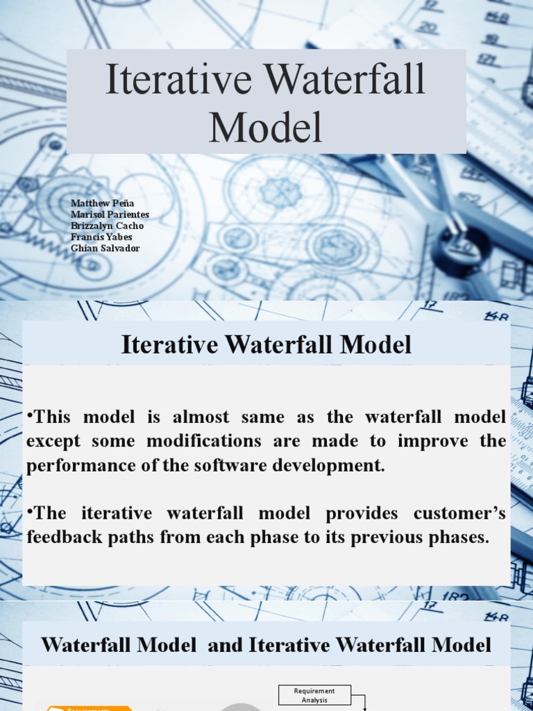 Iterative Waterfall Model: Matthew Peña Marisol Parientes Brizzalyn ...