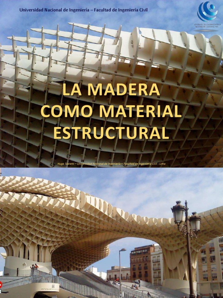 La Madera Como Elemento Estructural PDF | PDF | Pandeo | Madera