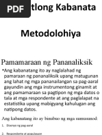 Metodolohiya | PDF