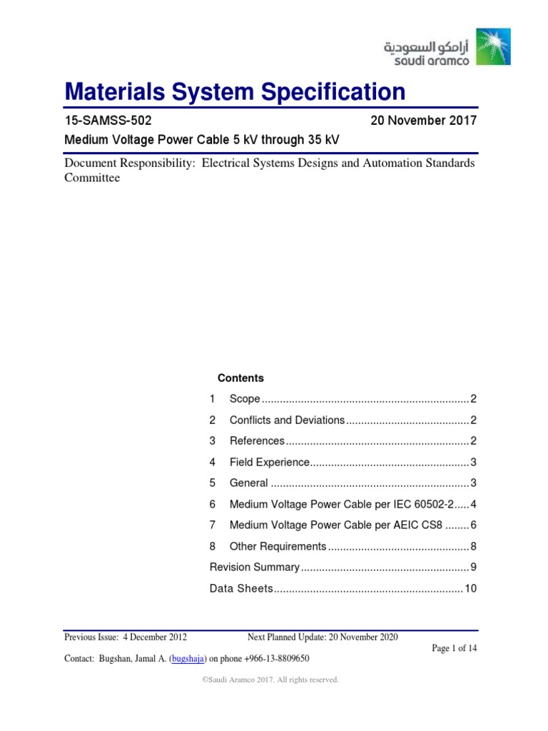 Materials System Specification | PDF | Insulator (Electricity ...