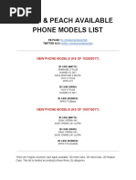 Comprehensive Samsung Phone Model List | PDF | Mobile Computers ...