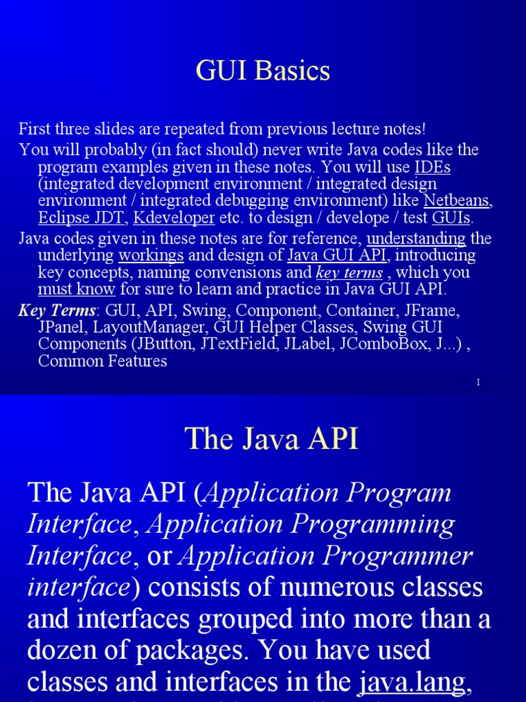 GUI Basics: Key Terms | PDF | Typefaces | Software