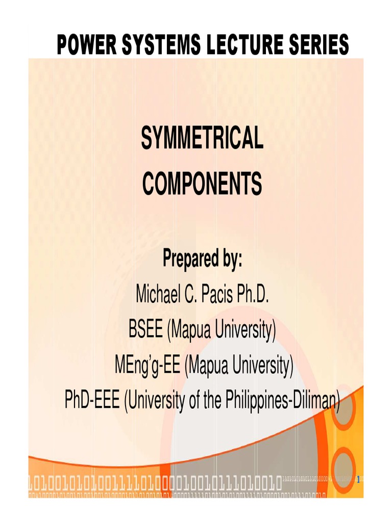 SYMMETRICAL COMPONENTS ANALYSIS | PDF | Force | Physics
