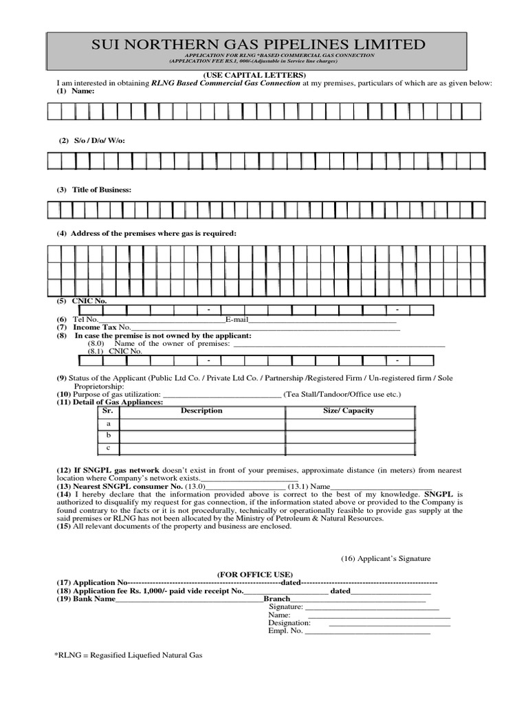 Sui Northern Gas Pipelines Limited | PDF | Liquefied Natural Gas | Sole ...