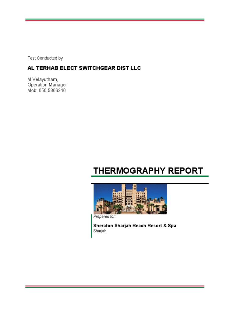 Thermography Report Terhab1 - Unlocked PDF | PDF | Thermography | Infrared