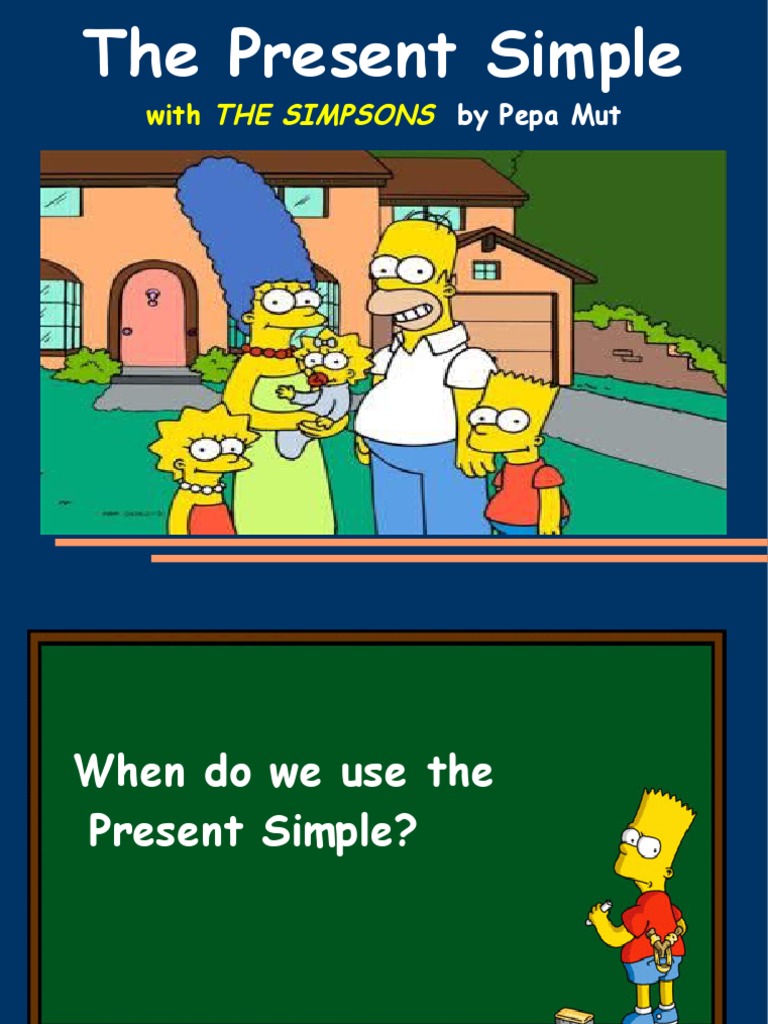 Simple Present Simpsons 2 | PDF | The Simpsons | Television Episodes