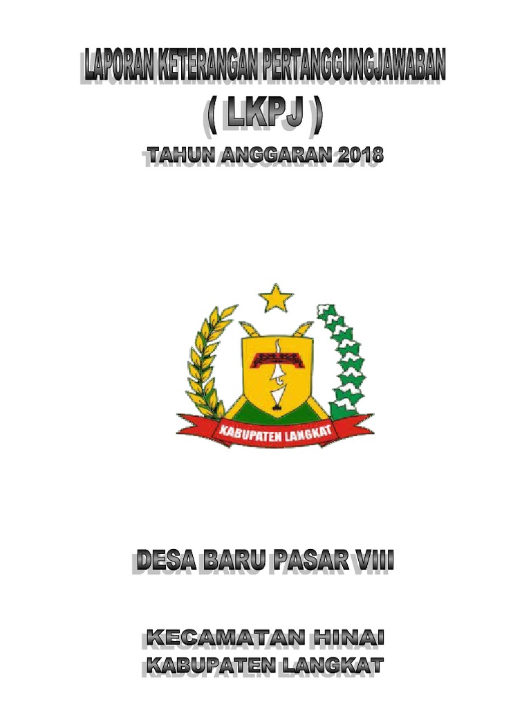 Contoh LKPJ 2017 Word | PDF