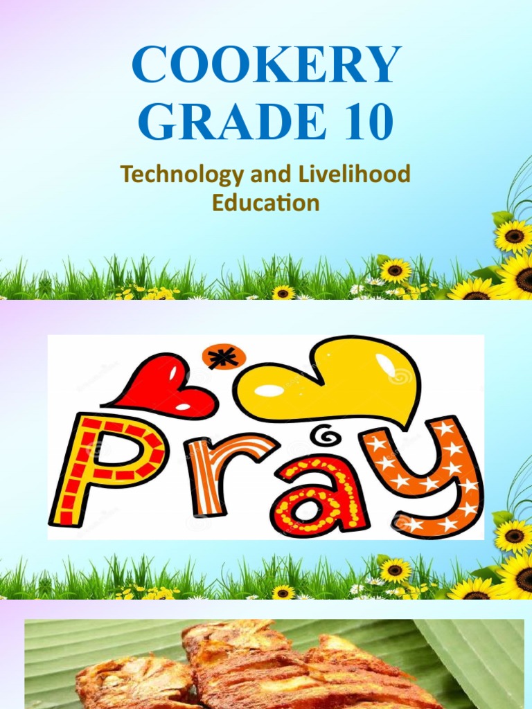 Cookery Grade 10: Technology and Livelihood Education | PDF | Shellfish ...