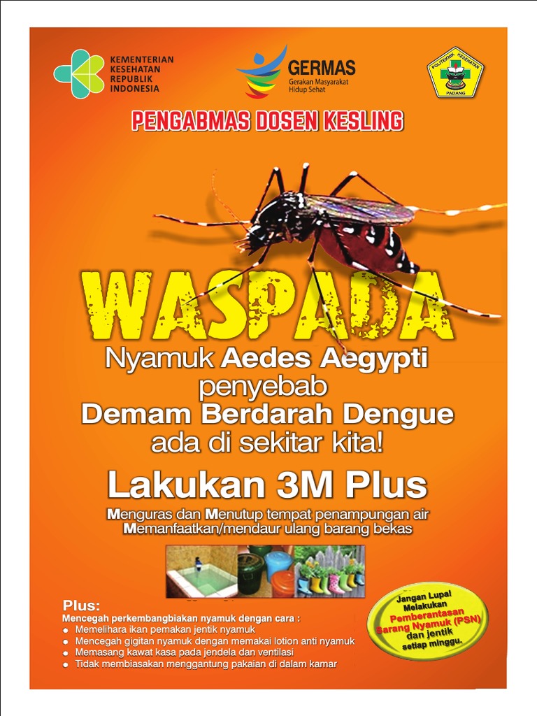 Poster Waspada Nyamuk - 3 PDF | PDF