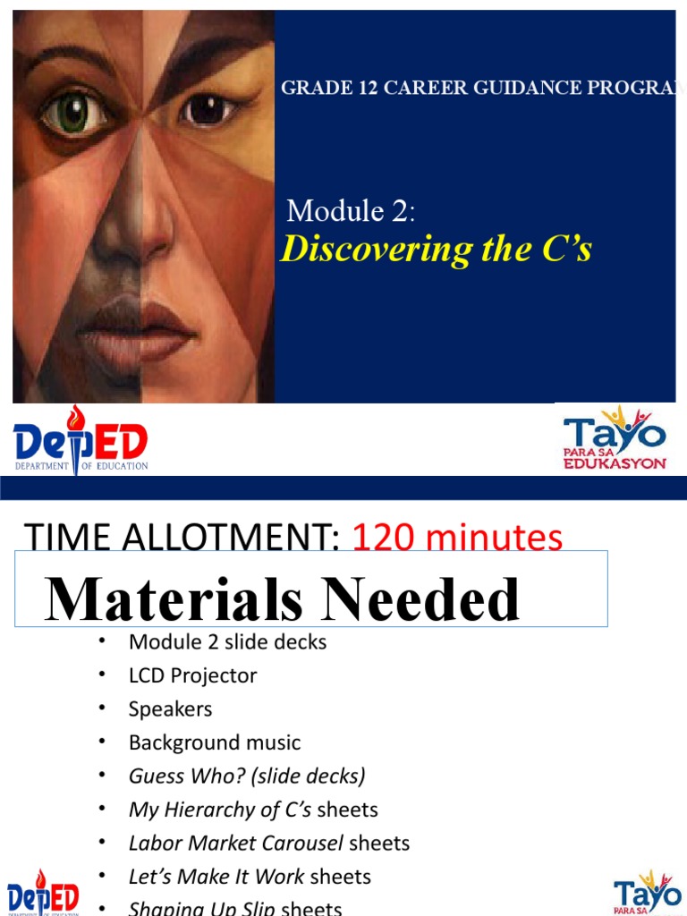 Discovering The C'S: Grade 12 Career Guidance Program | PDF | Outsourcing | Globalization