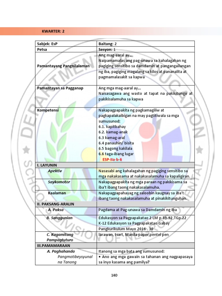Esp-Grade-2-Q2 - For Printing | PDF