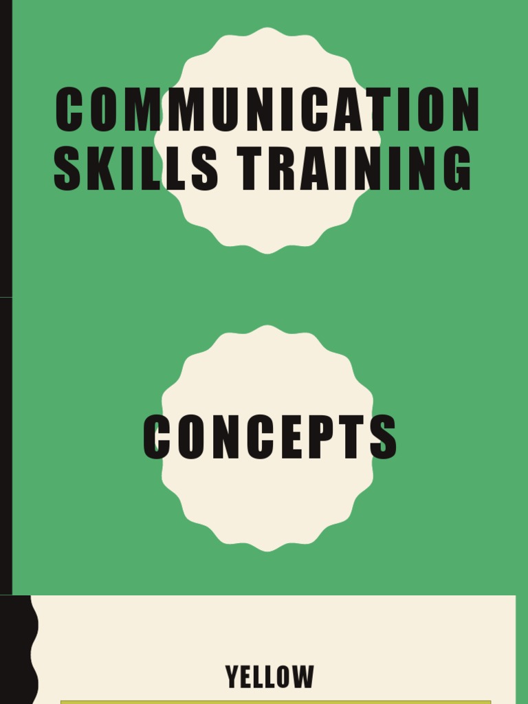 Communication Skills Training | PDF