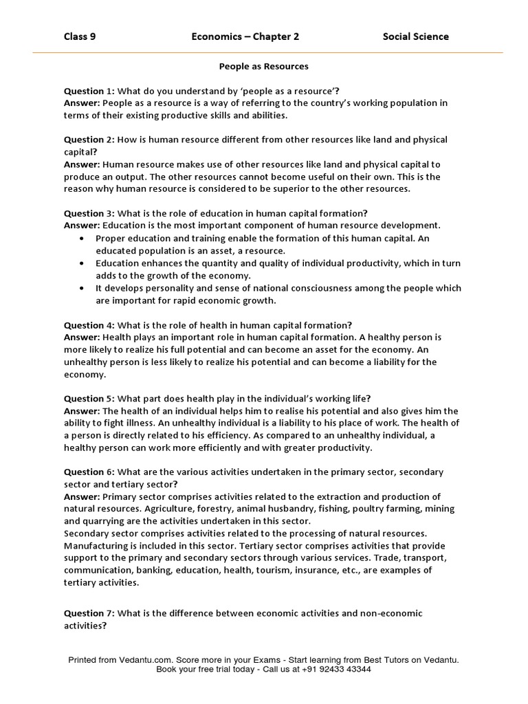 Class 9 Economics - Chapter 2 Social Science: Book Your Free Trial ...